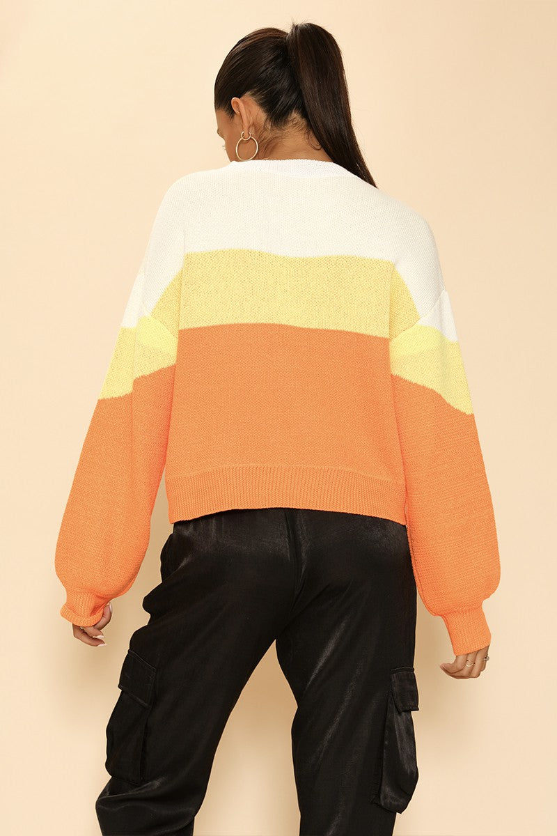 Candy Corn Halloween Sweater – Prune & Wild