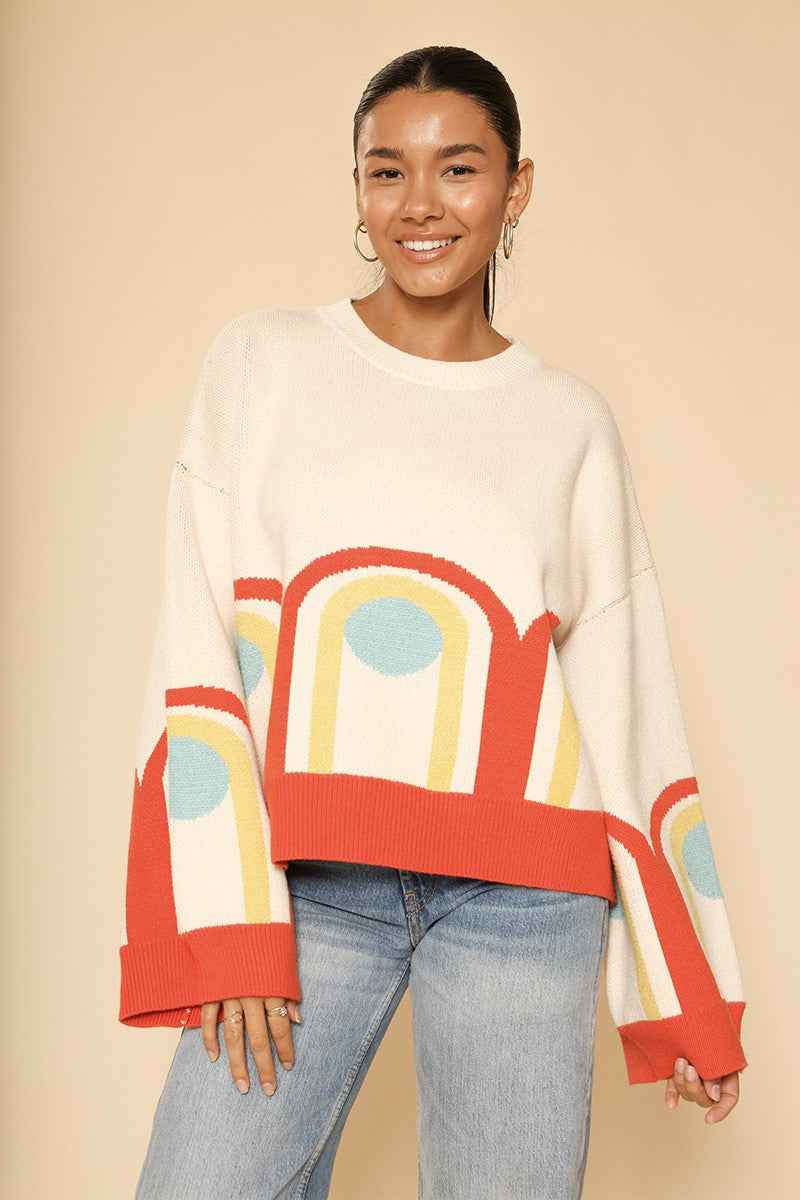 Retro Arch Sweater – Prune & Wild