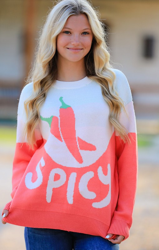 Feeling Spicy Knit Sweater – Prune & Wild